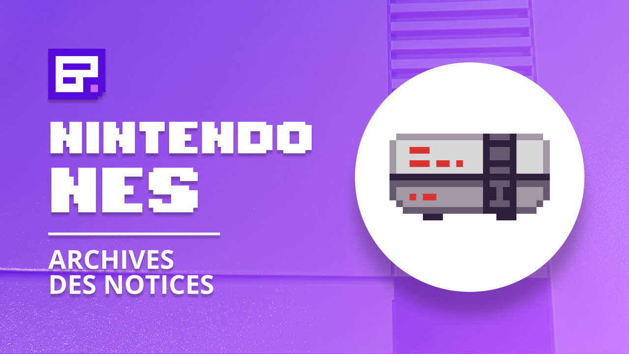 Archives des notices / manuels des jeux Nintendo NES - Notipix